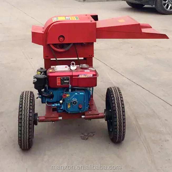 Steel Blades Grass Chopper Machine for Animals Feed