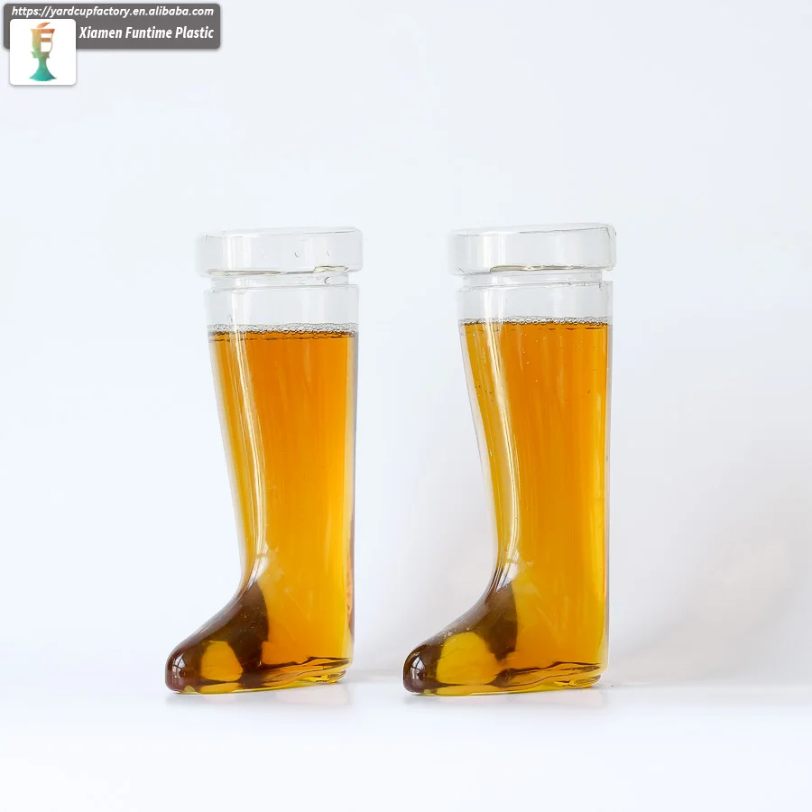 1000ml 1 Liter Plastic Beer Boots Plastic Beer Glass Bottles With ...