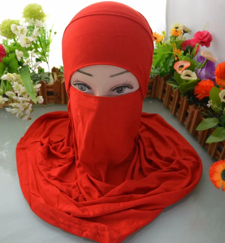 20 Differ Colors Hijab Caps Muslim Islamic Arabic Jersey Hijab Scarf ...