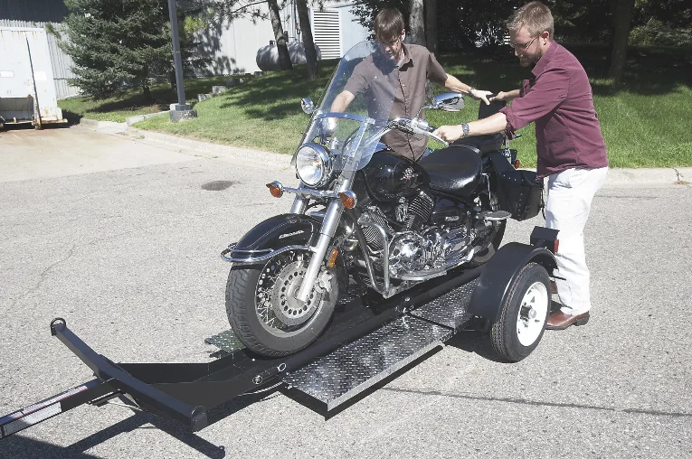 New Flatbed Utility Trailer / Motorcycle Transport Trailer For Sctoor ...
