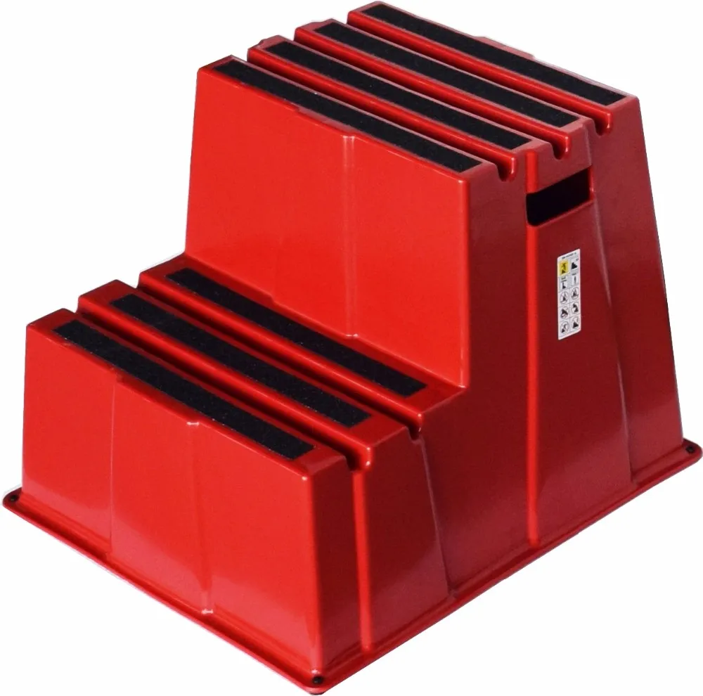 TWINCO Plastic Heavy Duty Safety Steps Step Stool