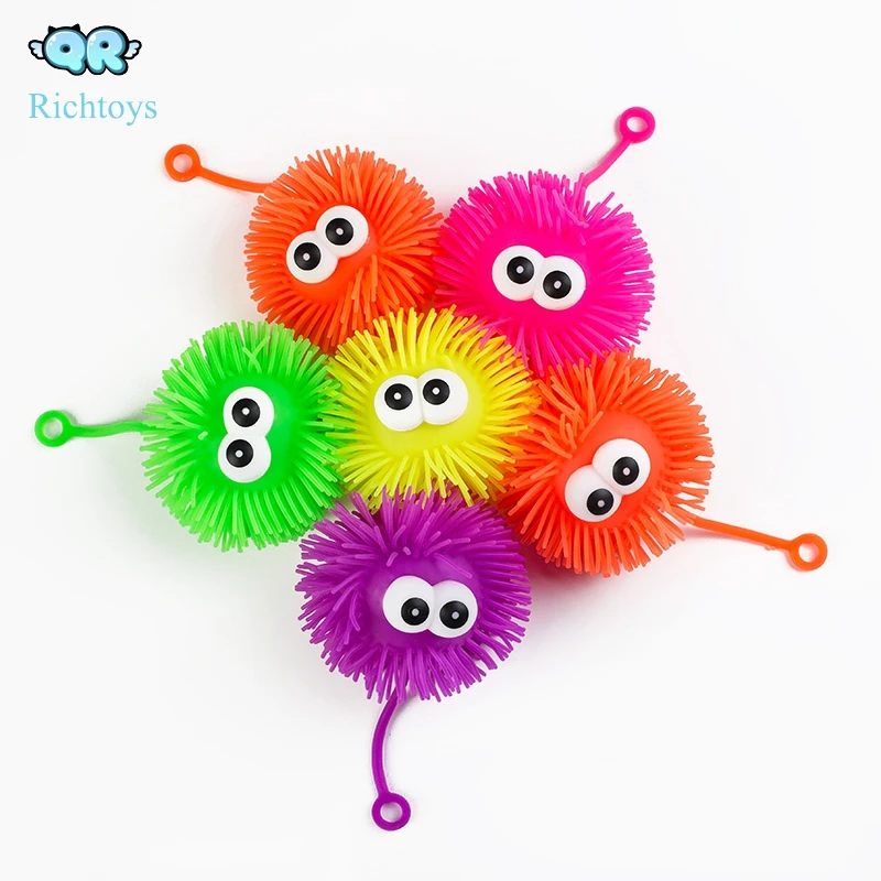12cm Giant Stress Kids Puffer Ball With Eyes - Buy Giant Puffer Ball ...