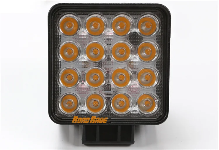 4.2 inch 48 W yellow azure green LED working light 12 V 24 V tractor ...