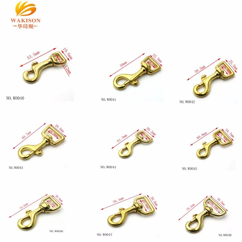 Solid Brass Snap Hook For Bag Accessories Hardware - Buy Swivel Snap ...