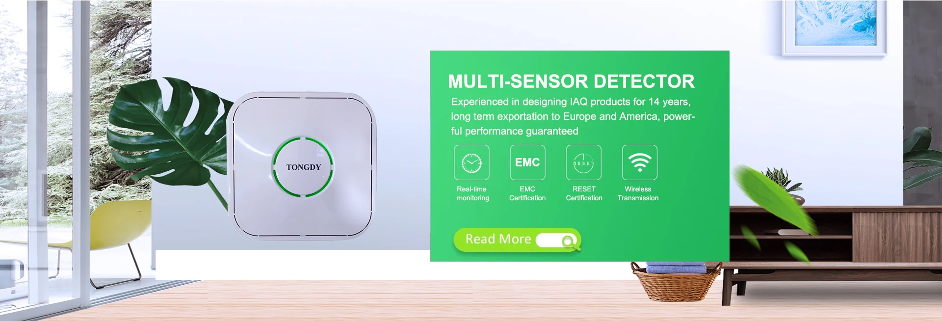 Tongdy Sensing Technology Corporation - CO2 sensor, CO2 controller