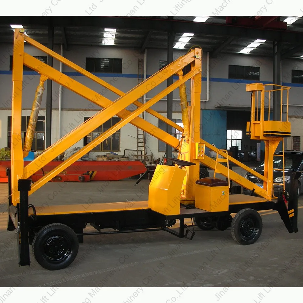 14m Battery Powered Aerial Hydraulic Manlift Price Self Propelled ...