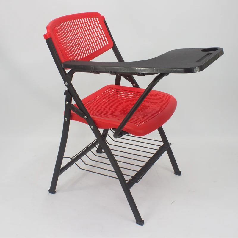 Training Room Plastic Student Chairs,Foldable Chair With Tablet Arm ...