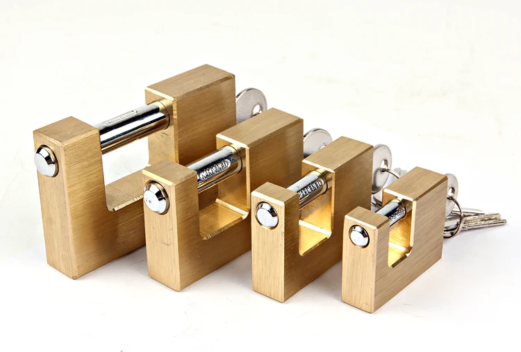 40 50 60 70 Mm Rectangular Heavy Duty Padlock Locks Rectangle Anti Saw ...