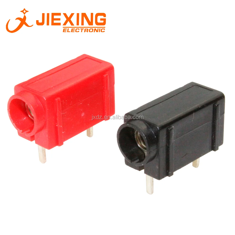 4mm Banana Socket PCB Mount Insulated Socket Side Stackable