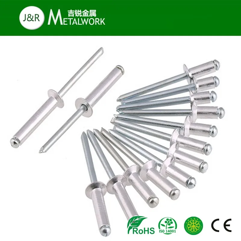 M18 M19 M20 M24 Aluminum Countersunk Csk Head Open End Blind Rivet ...