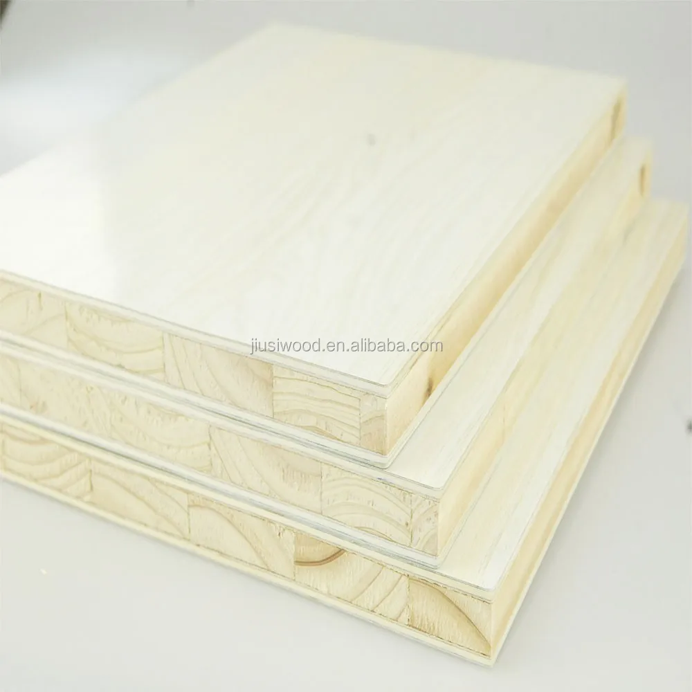 Low Price 16mm 18mm 25mm Wooden Laminated Melamine White Block Boards ...