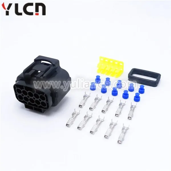 Conectores eléctricos impermeables automotrices hembra de 10 pines para ...
