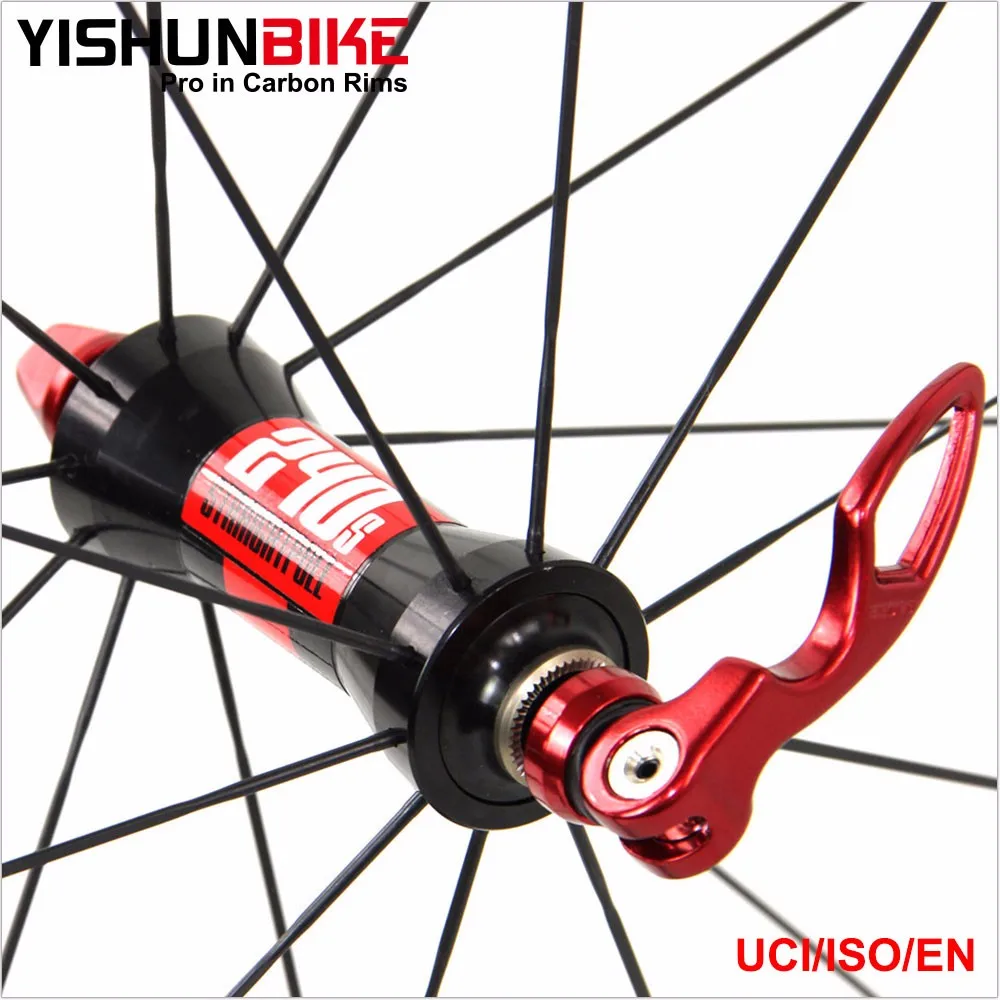 2017 Newest Design 700c Bike Wheelset T700 Full Carbon Road 88mm ...