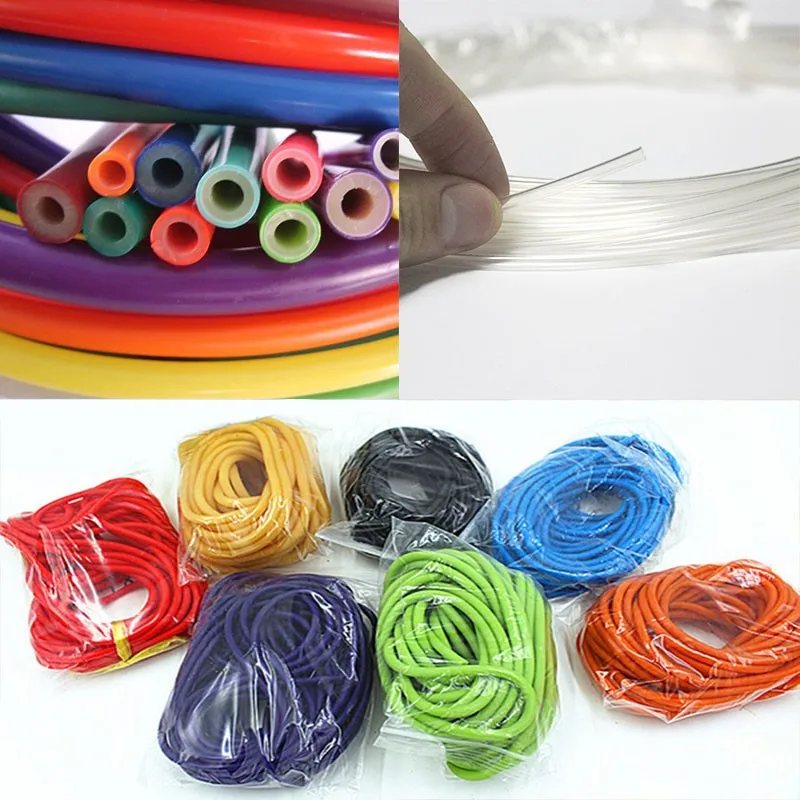 Customize Colored Latex Rubber Stretch Tube Latex Resistance Tubing ...