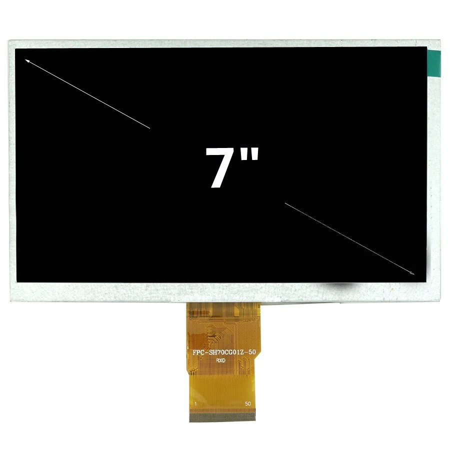 7 Inch 1024x600 Tft Lcd Display Ttl Lvds Lcd Driver Board Module With ...