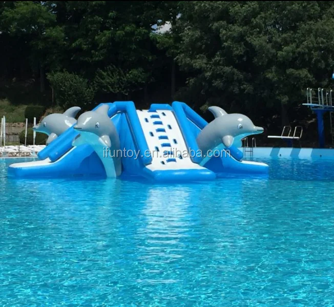 Most Popular Inflatable Round Water Floating Mats /inflatable Jumping ...