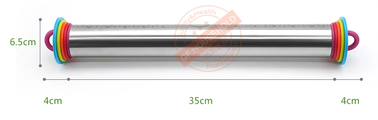 Stainless Steel Adjustable Rolling Pin - Perfect for Baking