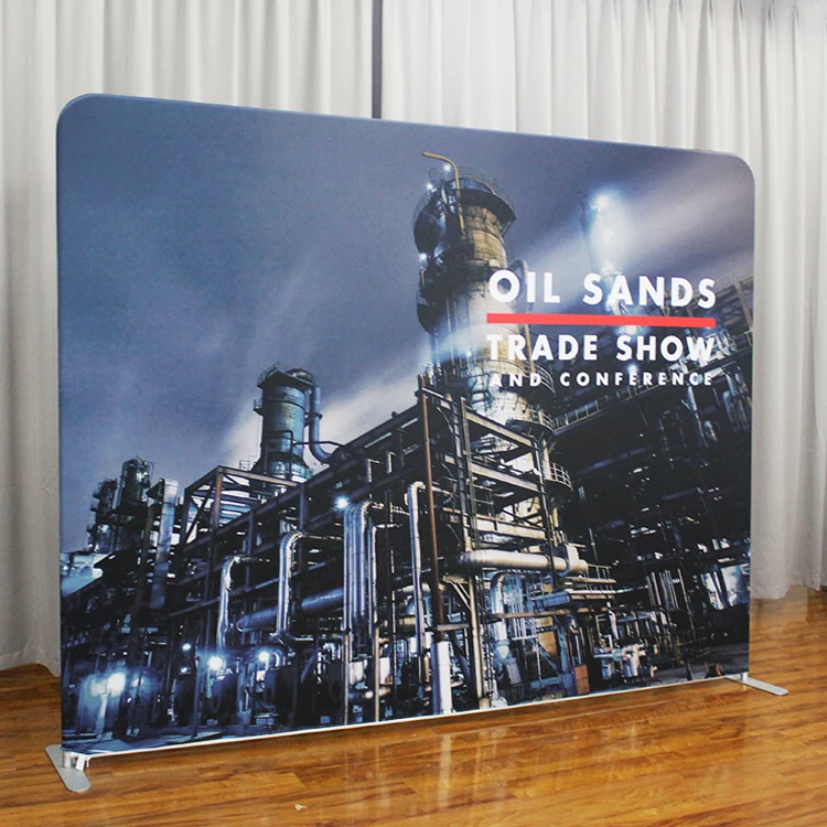 Custom size aluminum tube portable event backdrop display stand for ...