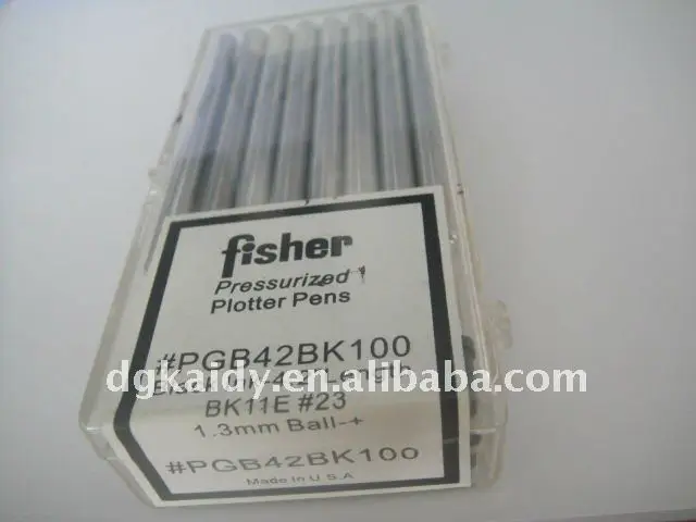 Gerber Fisher Pressurized Plotter Pens - Reliable Ink