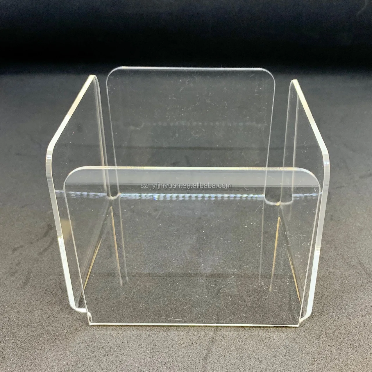 Transparent Acrylic Tissue Box Durable Transparent Clear Acrylic Hinged ...