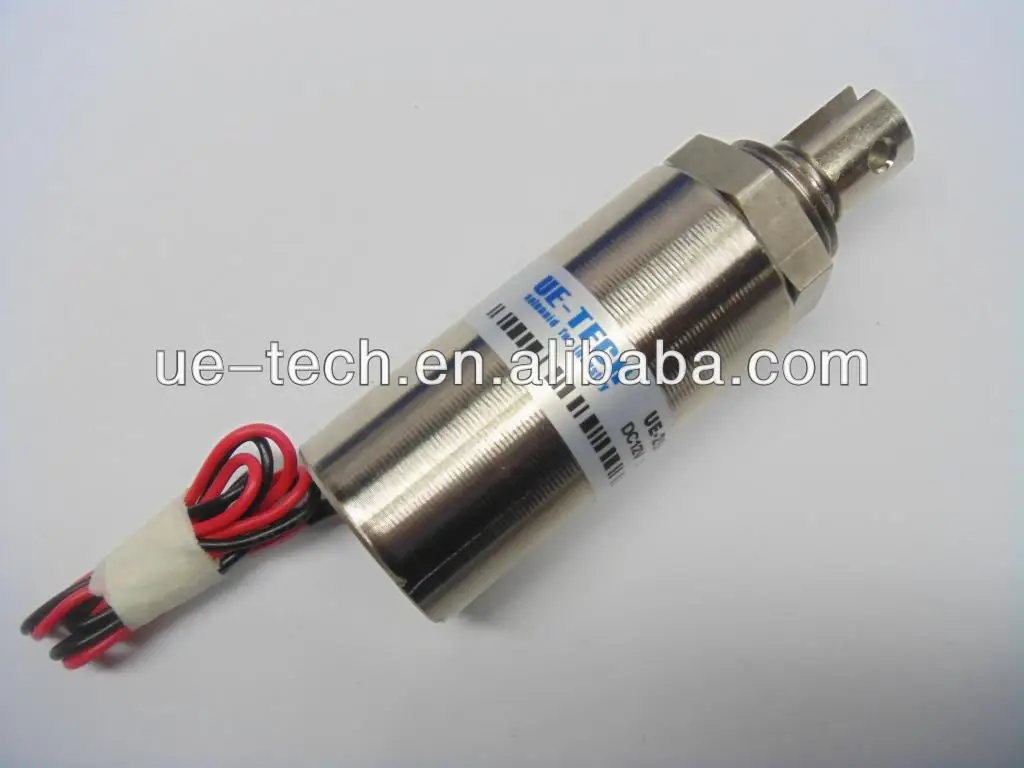 Push Pull Tubular Solenoid Linear Solenoid DC12V/24V 12MM Stroke UE-2551T