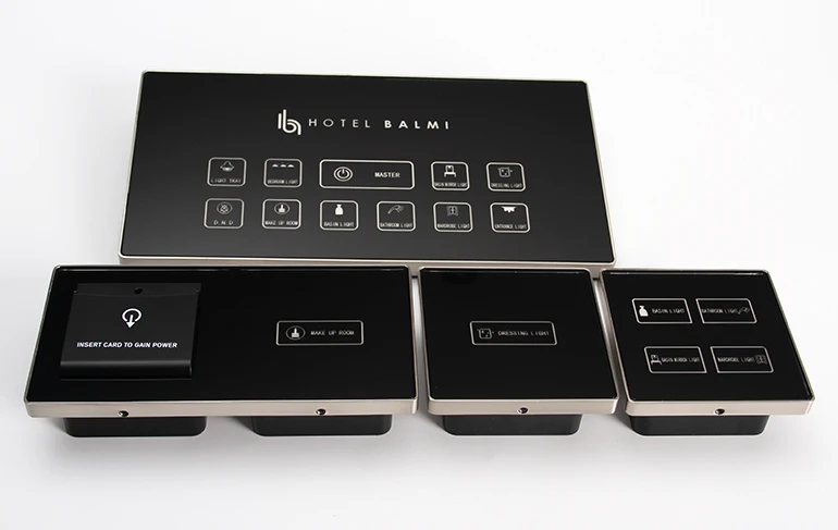 Customized RS485 Communication Hotel Bedside Touch Panel