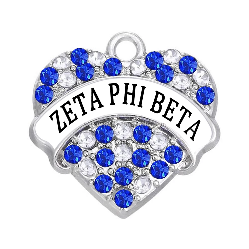 MS Blue Charm - Zeta Phi Beta Life Member & Pandora Charm