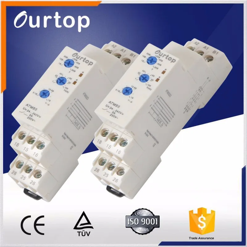 Atms5 Star Delta Modular Timer Relay 16a - Buy Star Delta Modular Timer ...
