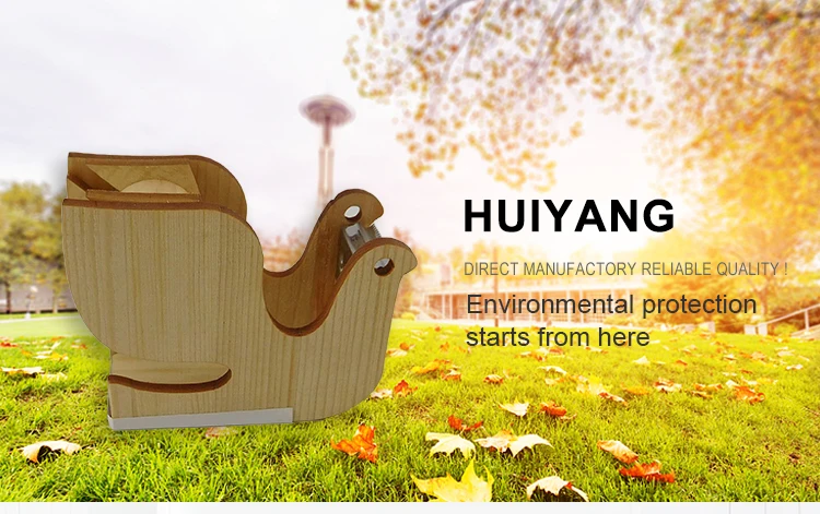 Animal Tape Dispenser Decorative Tape Dispenser Wooden Tape Cutting ...