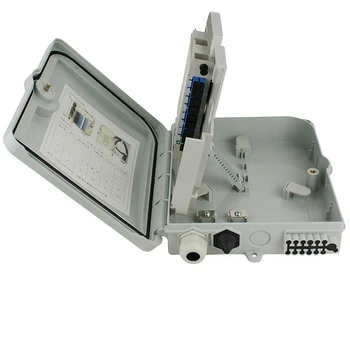 Wall Pole Mount Fiber Optic Box Terminal Distribution Box For Gpon Fttx ...