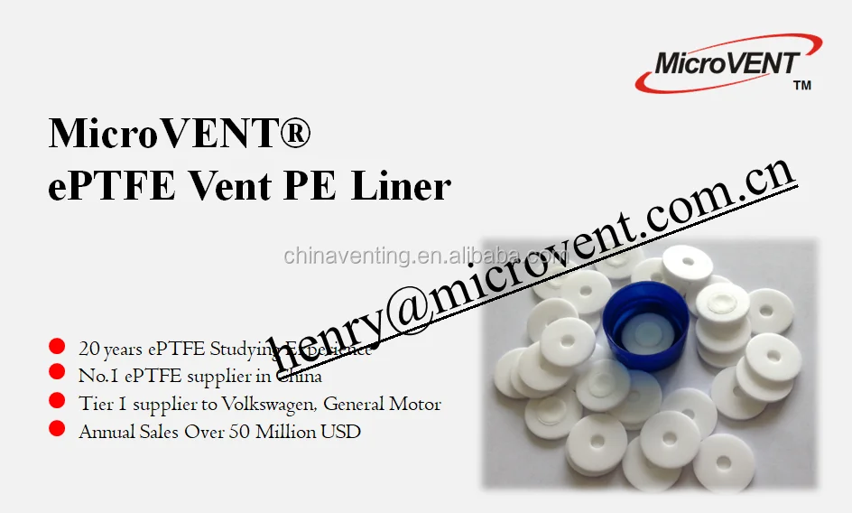 Packaging Vents Hdpe Bottle Airflow Waterproof Pe Cap Liner Vent Seal ...