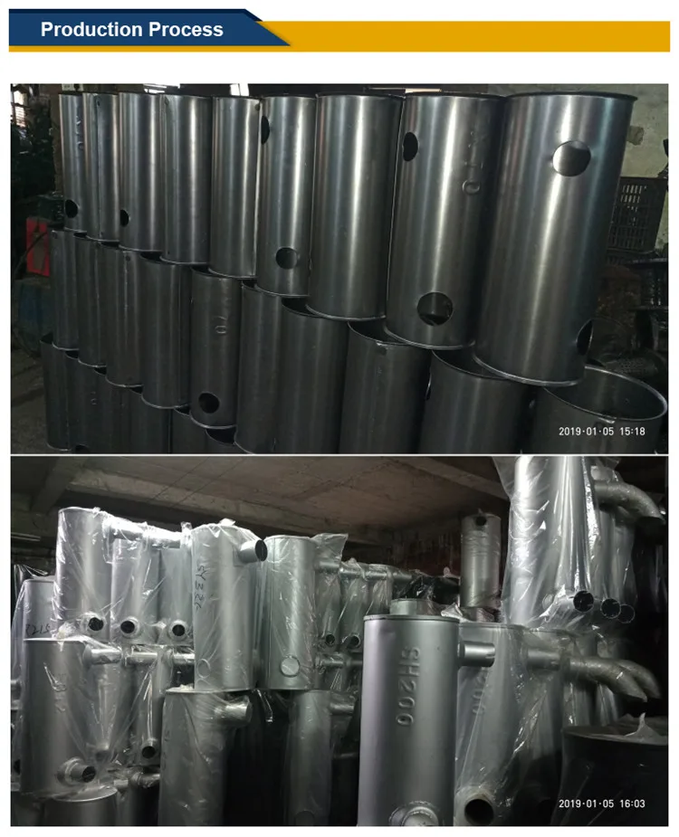 Doosan DX300LC DX340 Excavator Engine Muffler OEM K1002593B