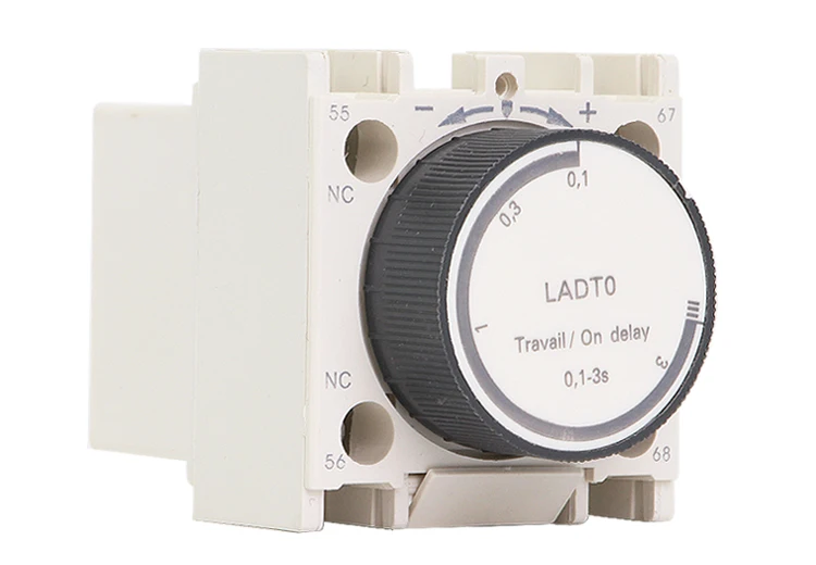 LADT0 0.1-3S zaman gecikmesi blok elektrik gecikmesi LA-DT0 kontaktör ...