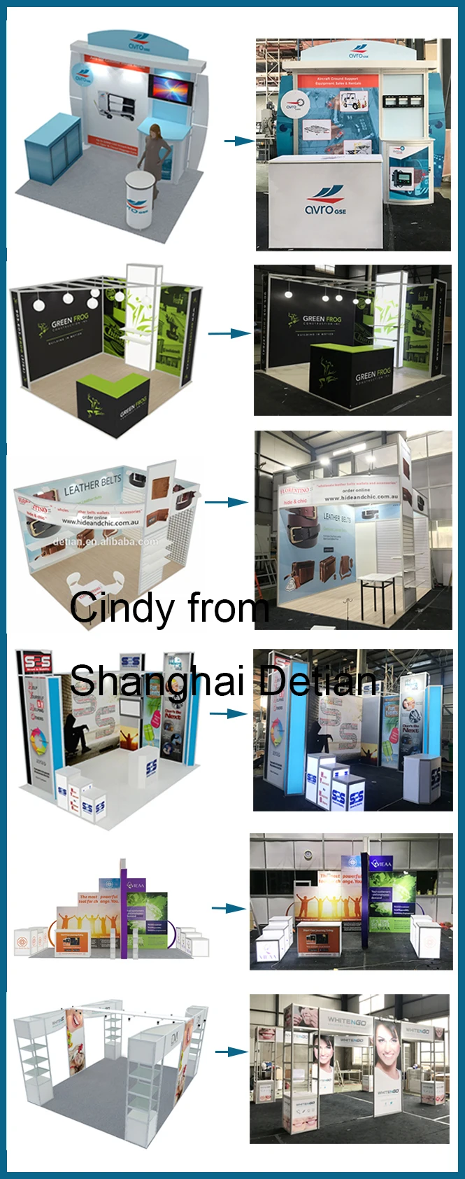 4x4 Beauty Cosmetics Portable Exhibition Booth Design
