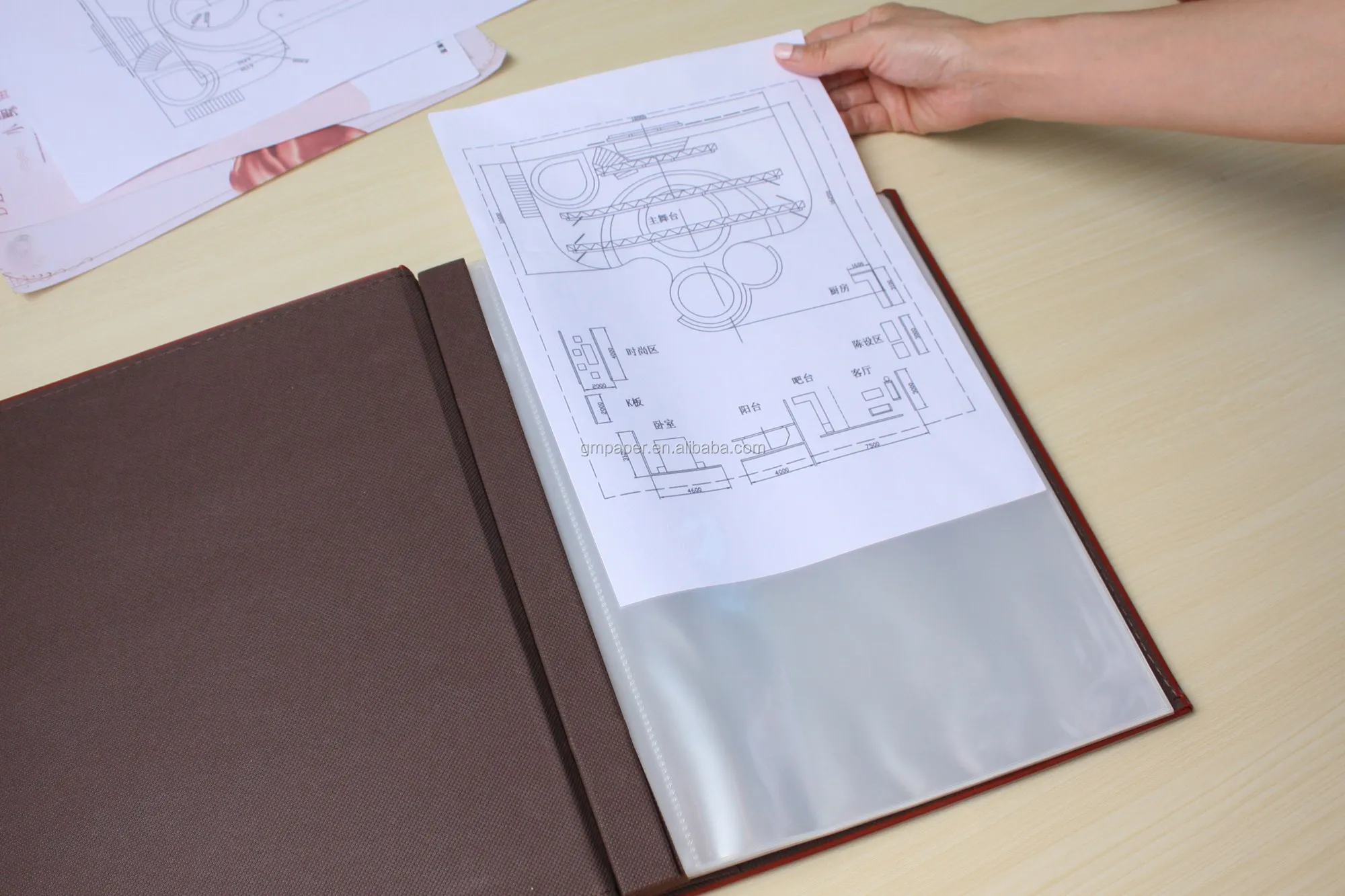 A4 Size Photo Album Pp Pocket 20/30/40/50/60 Sheets Picture Scrapbook Album A4 File Folder Slip ...