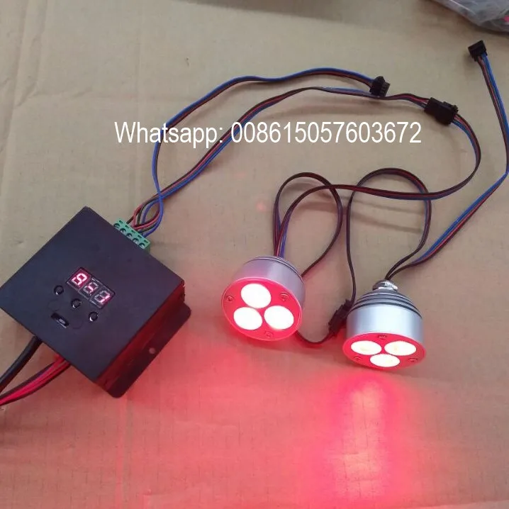 6w Mini 50mm Rgb Led Spotlight 12v/24v Dc 3in1 Rgb Led Light Dmx ...