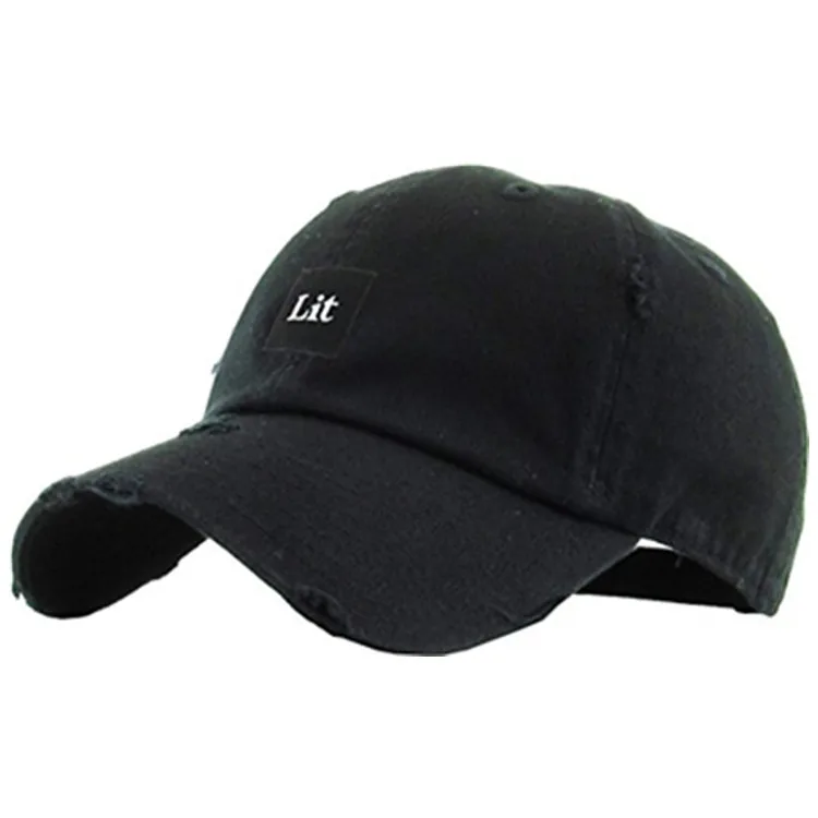 Ripped Hats Custom Disstressed Hats 6 Panel Dad Baseball Caps Factory ...