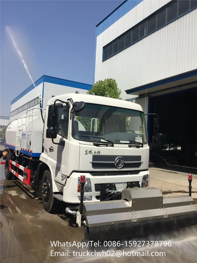 Mobile Cleaning Street Truck Road Washer Truck With 10 Mpa Pressure ...