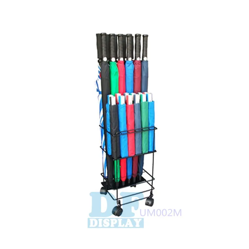 UM016M Free Standing Umbrella Display Metal Rack for Retail STORES ...