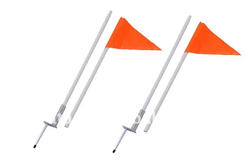 Fiberglass Corner Flag With Spring Steel Ground Spikes In Sports ...