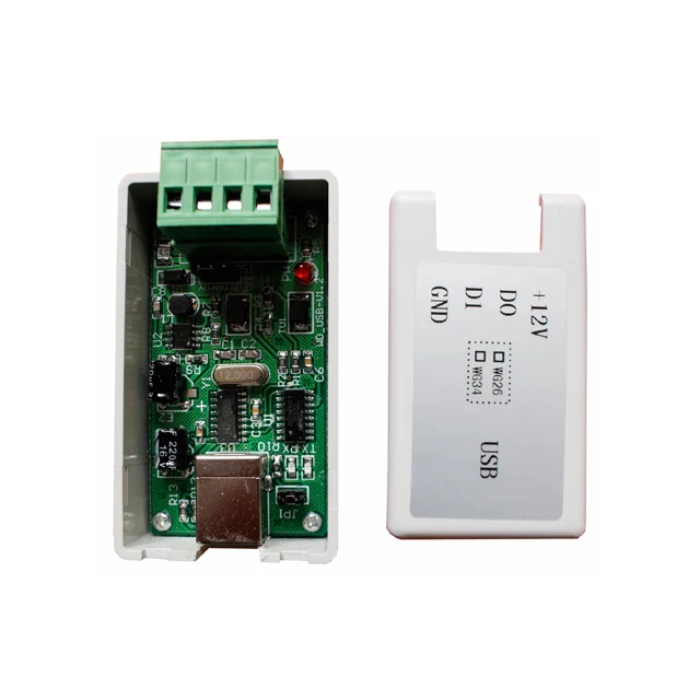 Hot Sale Usb To Wg26/wg34 Wiegand Converter For Access Control System ...