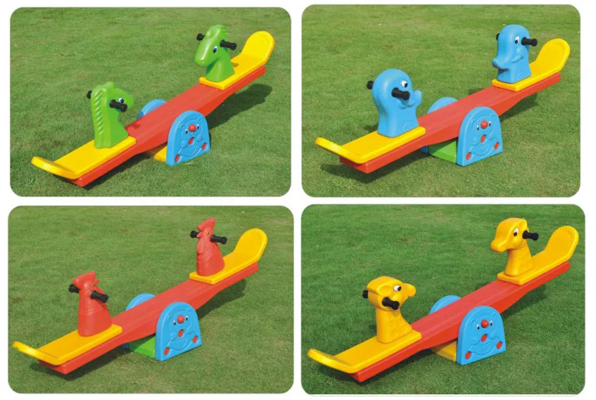 Hot Sale Children’s School Double Seats Plastic Seesaw