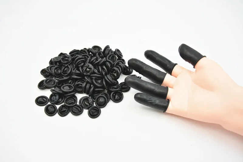 Static Disspative Finger Cots Cleanroom Safety Finger Cots Esd Latex ...