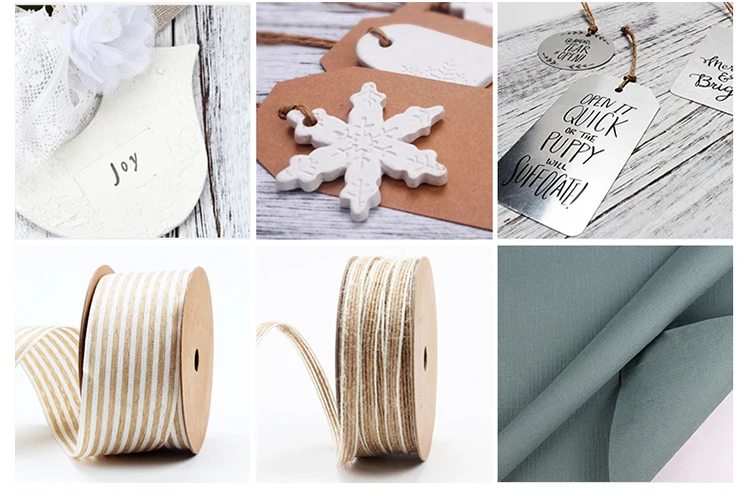 Wholesale Personalised White Ceramic Clay Resin Tags Set Gift Hang Tag ...