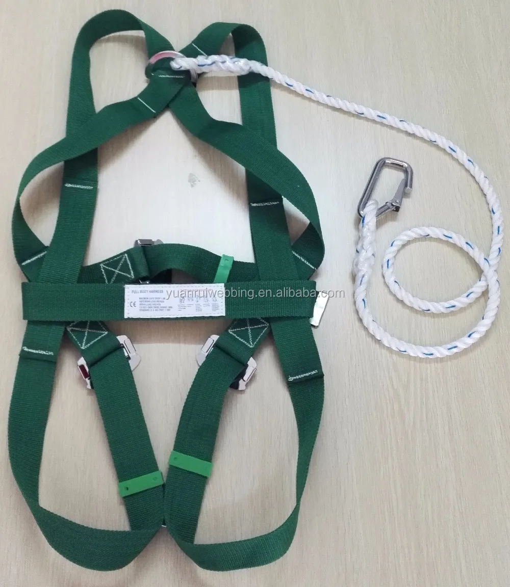 Full Body Safety Harness With Lanyard/hanging Safety Belt For ...