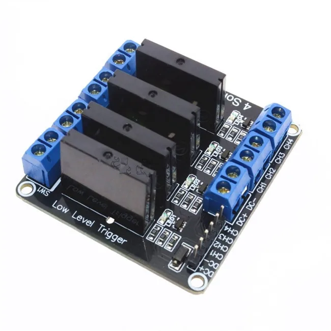 5v 2a 4 Channel Solid State Relay Module High Level Trigger Ssr Power Relay - Buy 5v 4 Channel ...