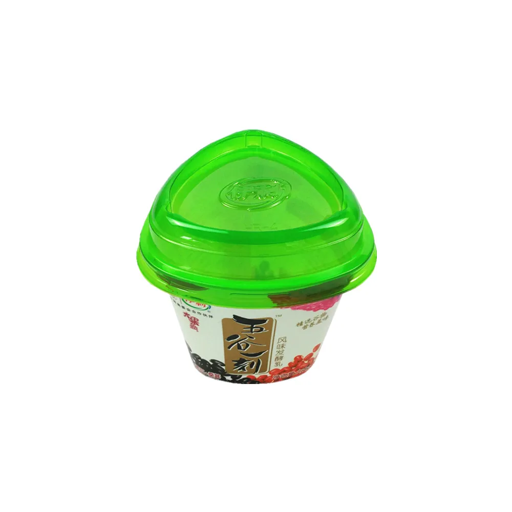 Hot Sale Custom Triangle Yoghurt Container Plastic Yogurt Cup - Buy ...