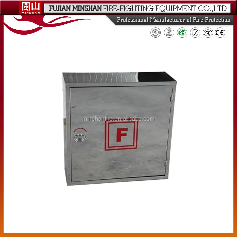 Hairline Finish Stainless Steel Fire Hydrant Cabinet And Fire Hose Reel ...