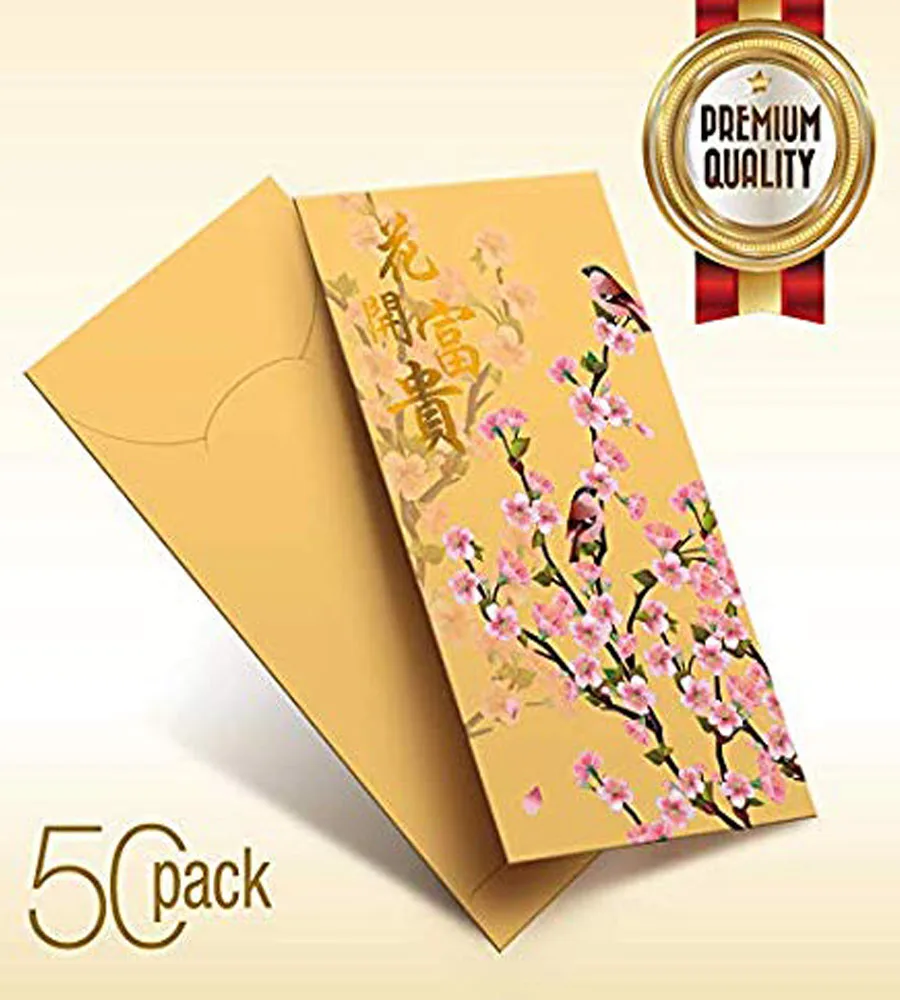 Lucky Money Paper Envelope - Red Packet with Eco-friendliness