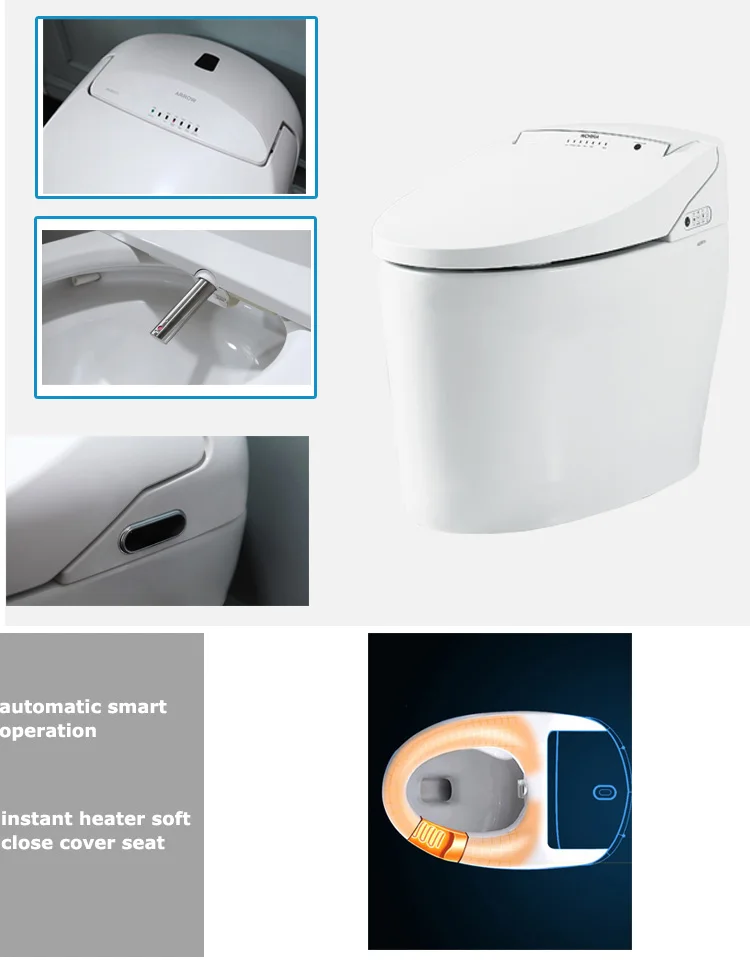 Arrow Brand Fully Self-cleaning Spray Nozzle Electronic Seat Heated ...
